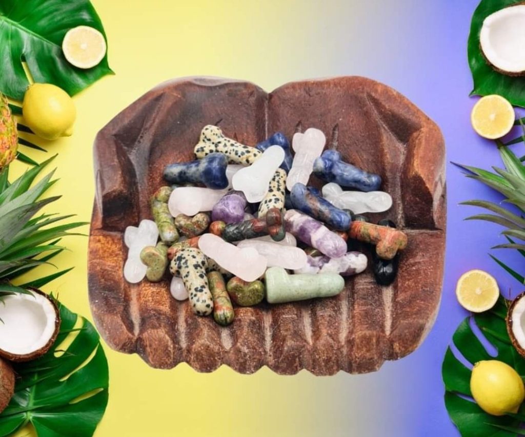 Random Gemstone Ding Dongs - Earth Goddess