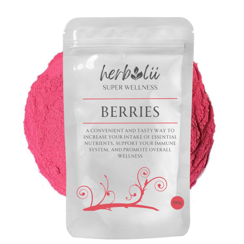 Berries Super Powder Blend – Anti-oxidant Boost 100g – Earth Goddess